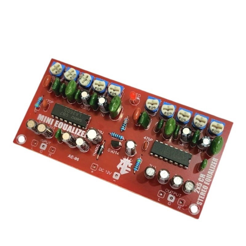 Jual Kit Mini Equalizer 2X5 Channel Stereo AE-96 Dengan Trimpot ...