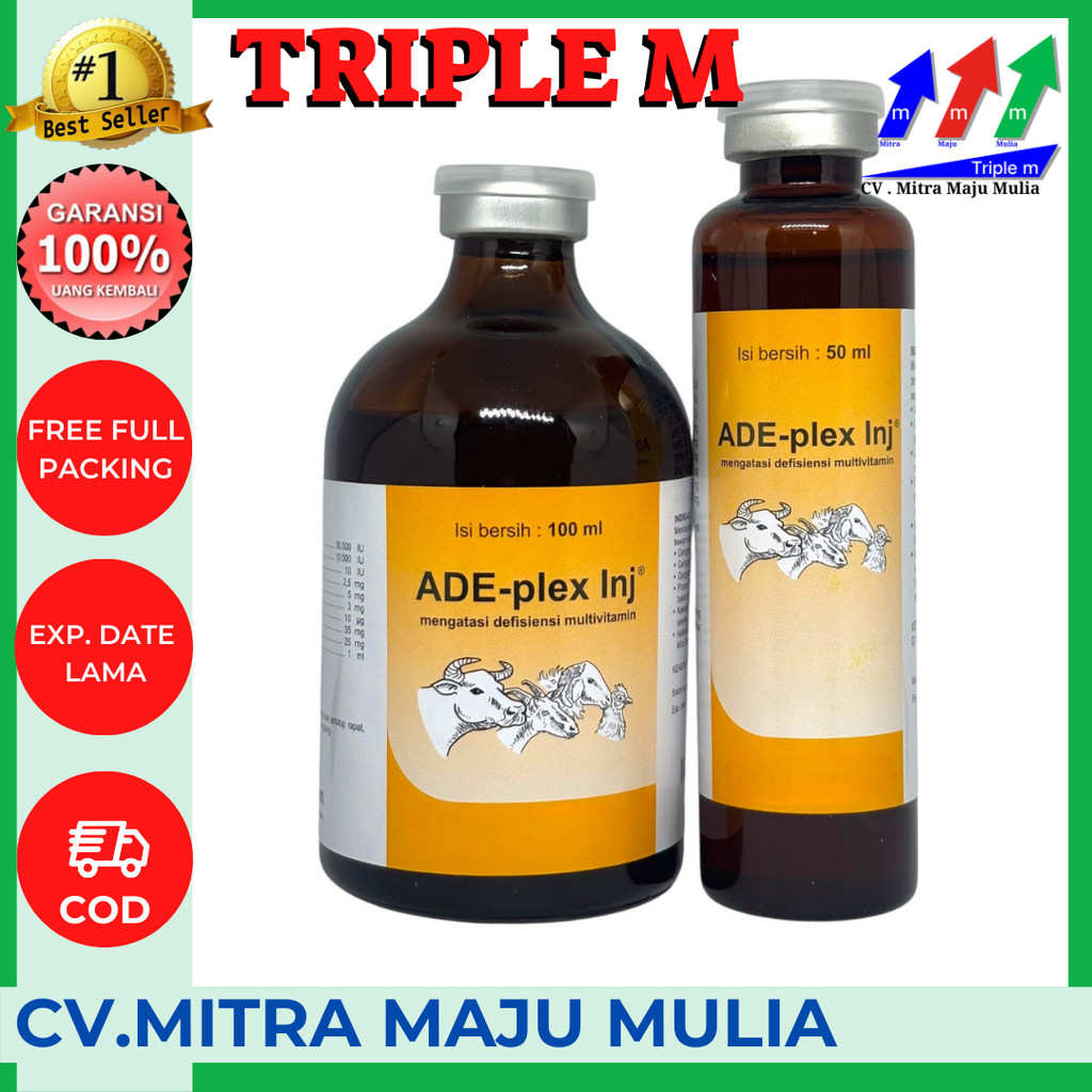 Jual ADE Plex Medion 100ml Vitamin ADE dan B Complex Lengkap | Shopee ...