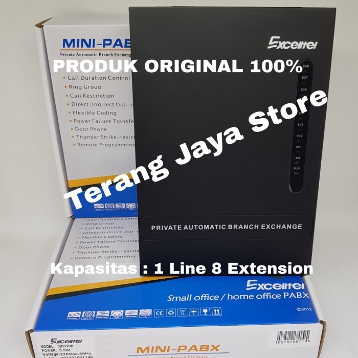 Jual Pabx Excelltel MD108 Mini Pabx Excelltel MD108 Pabx 1 Line 8 ...