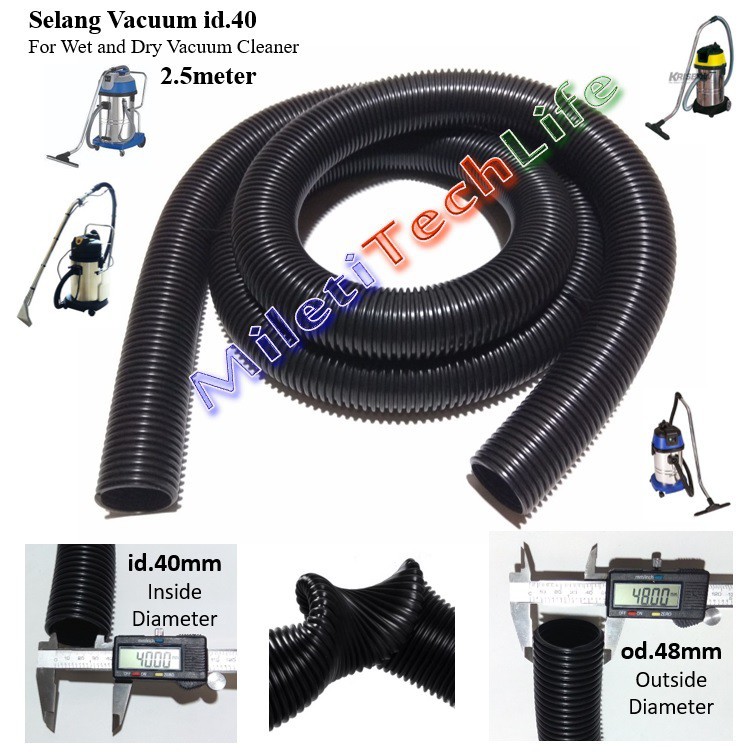 Jual Selang Vacuum id40 flexible EVA for Vacuum Cleaner 30Liter 60Liter 80L 90L Krisbow Alphalux ...