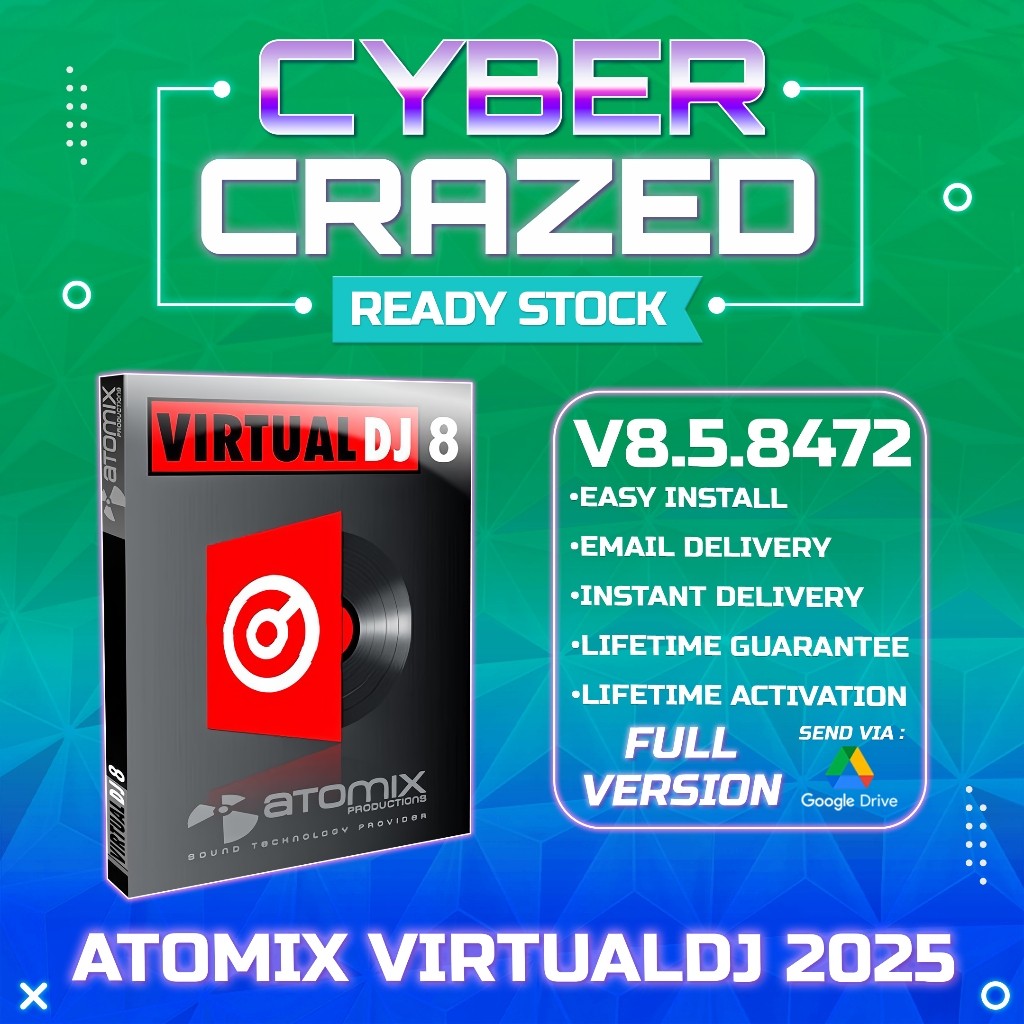 Jual Atomix Virtual DJ 2025 Infinity v8.5.8472 Full Version (Versi ...