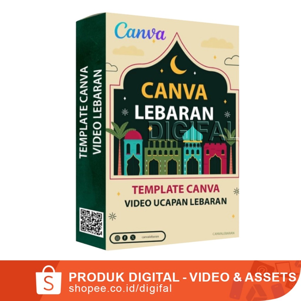 Jual Canva Lebaran - Template Canva Video Ucapan Lebaran - (Tag Islam ...