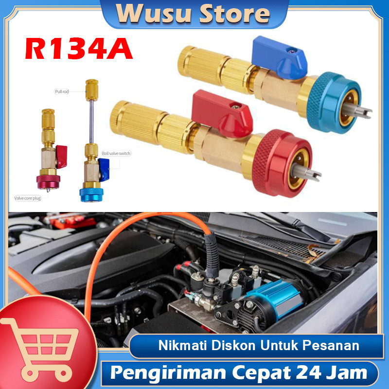 Jual Alat Buka Pasang Pentil R134A High Low Alat Pemasang Penghilang ...