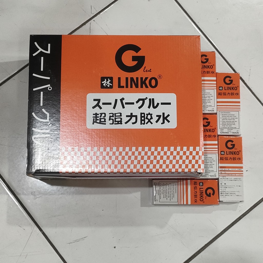 Jual (50 PCS / 1 Box) Lem Cair Korea Glue Linko - Lem Serbaguna ...