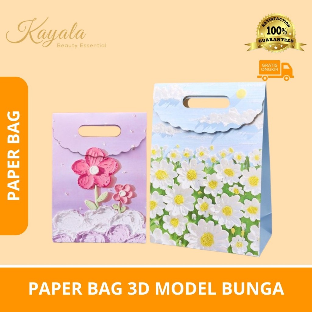 Jual PAPER BAG 3D MODEL BUNGA | Shopee Indonesia
