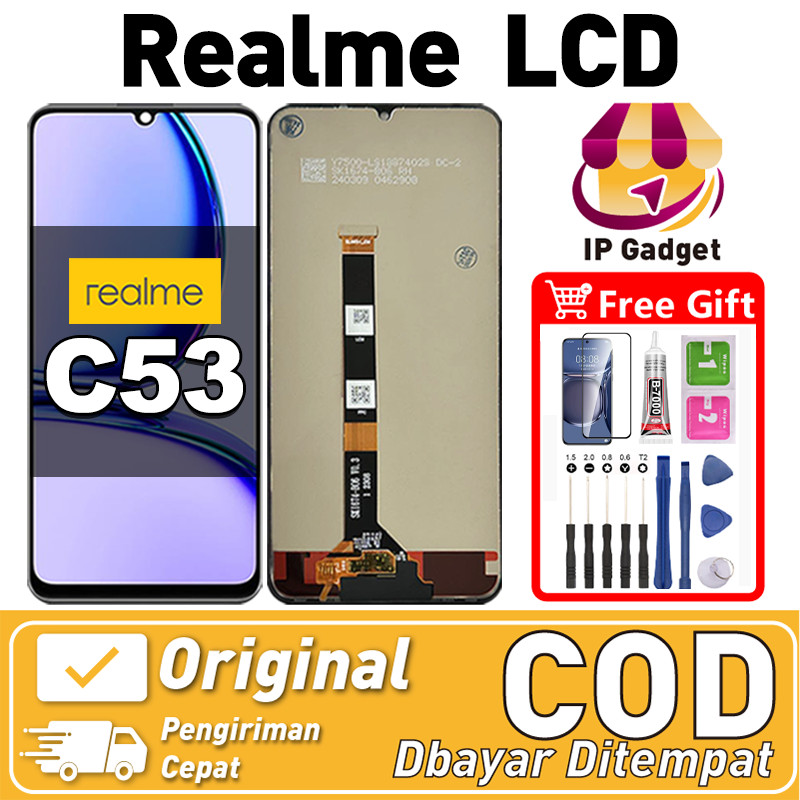 Jual Original Lcd Realme C53 FULLSET GIFTS asli Layar hp touchscreen Sentuh Versi Tinggi COD ...