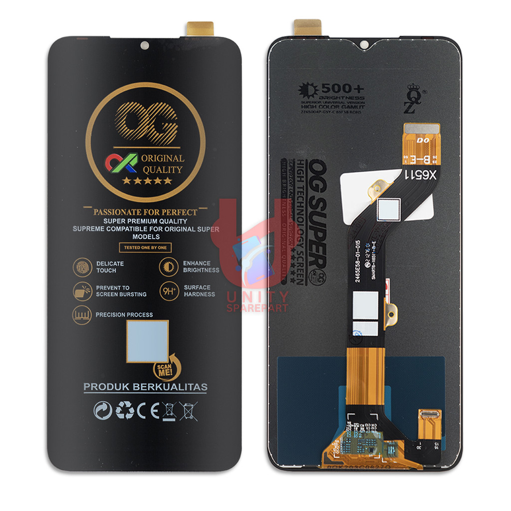 Jual LCD TOUCHSCREEN INFINIX SMART 6 X6511 X6511B COMPLETE ORIGINAL ...