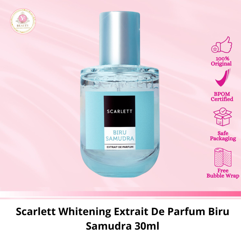 Jual YF Beauty Scarlett Whitening Extrait De Parfum Biru Samudra 30ml | Shopee Indonesia