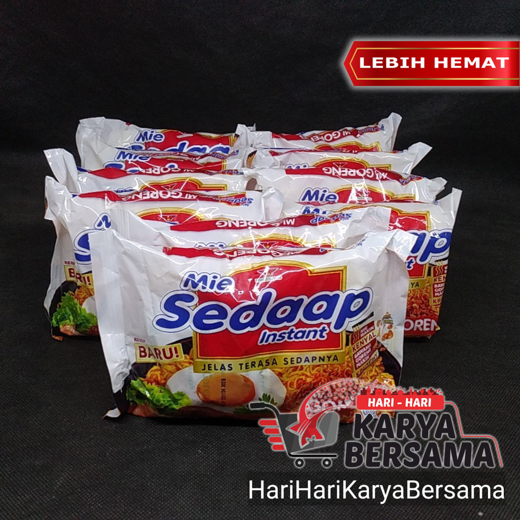 Jual MIE SEDAAP MIE INSTAN GORENG PACK 10'S X 90GR | Shopee Indonesia