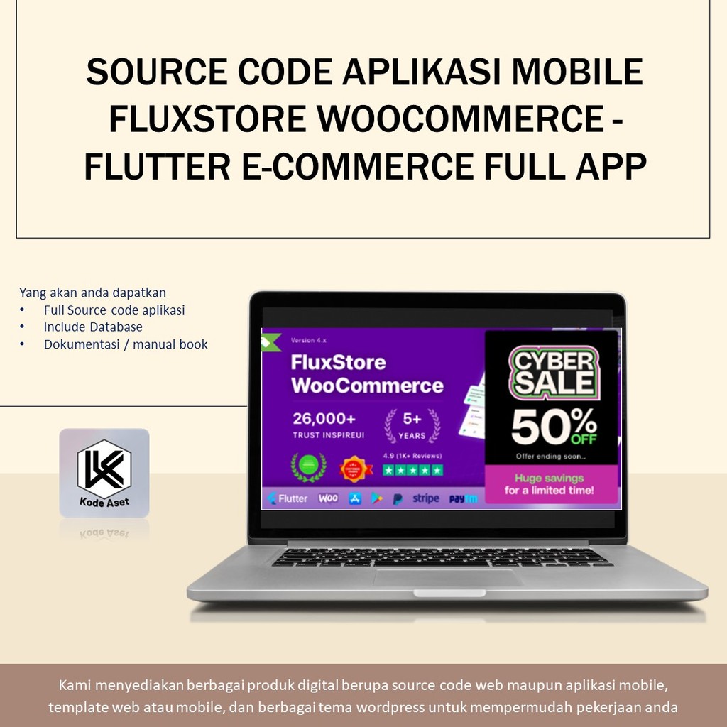 Jual SOURCE CODE APLIKASI MOBILE FLUXSTORE WOOCOMMERCE - FLUTTER E-COMMERCE FULL APP | Shopee ...
