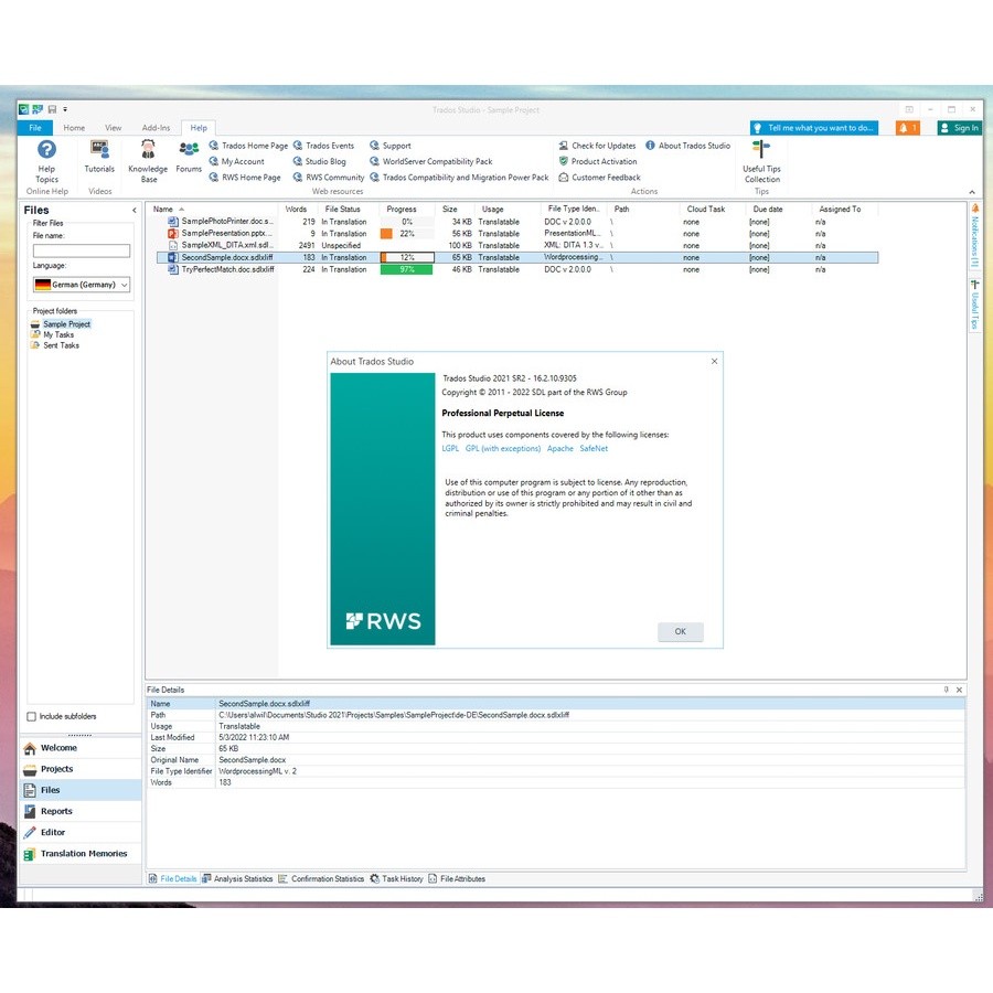 Jual SDL Trados Studio 2022 Professional For Win Terbaru Full Version | Shopee Indonesia