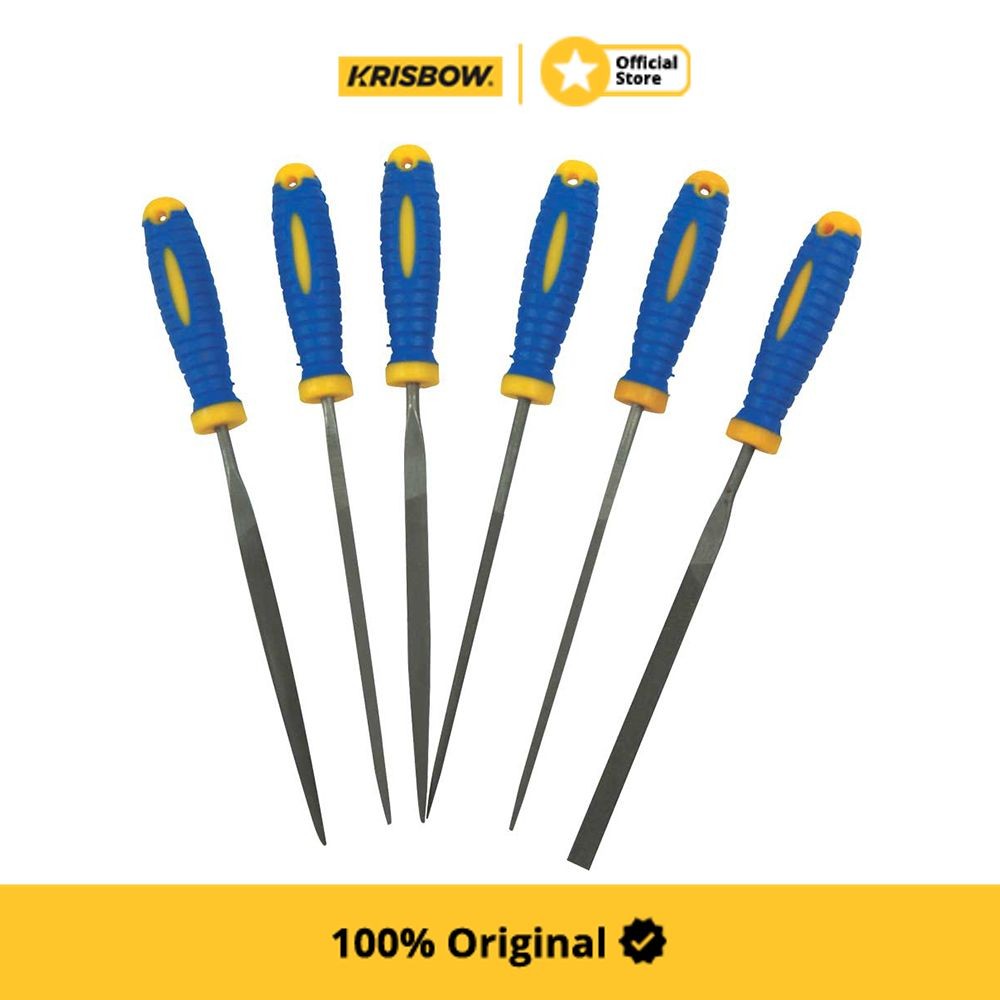 Jual Krisbow Needle File Set Alat Kikir 14 cm 6 Pcs - Biru Lrnfs1 ...