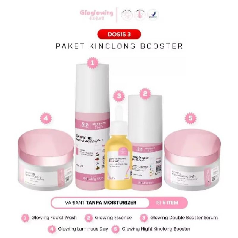 Jual Skincare GLOGLOWING paket lengkap Glowing Basic "5 item" | Shopee ...