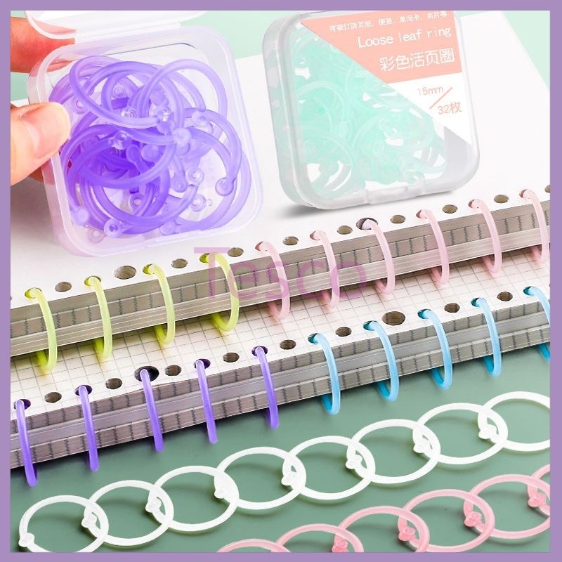 Jual Tesco Ring Binder Loose Leaf Bahan Plastik Tanpa Melubangi Buku ...