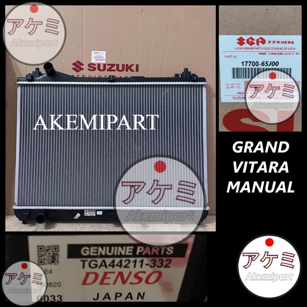 Jual RADIATOR ASSY SUZUKI GRAND VITARA MANUAL ORIGINAL ASLI DENSO JAPAN ...