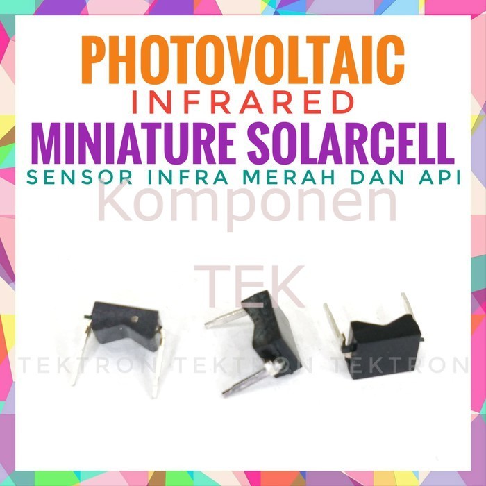 Jual Photovoltaic miniature Solarcell sensor infra merah infrared api ...