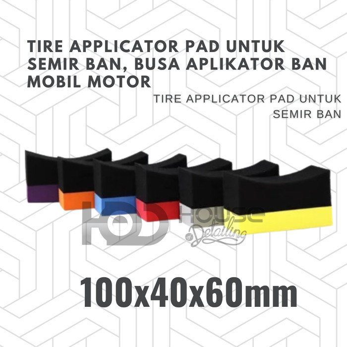 Jual Tire Applicator Pad untuk Semir Ban, Busa Aplikator Ban Mobil ...