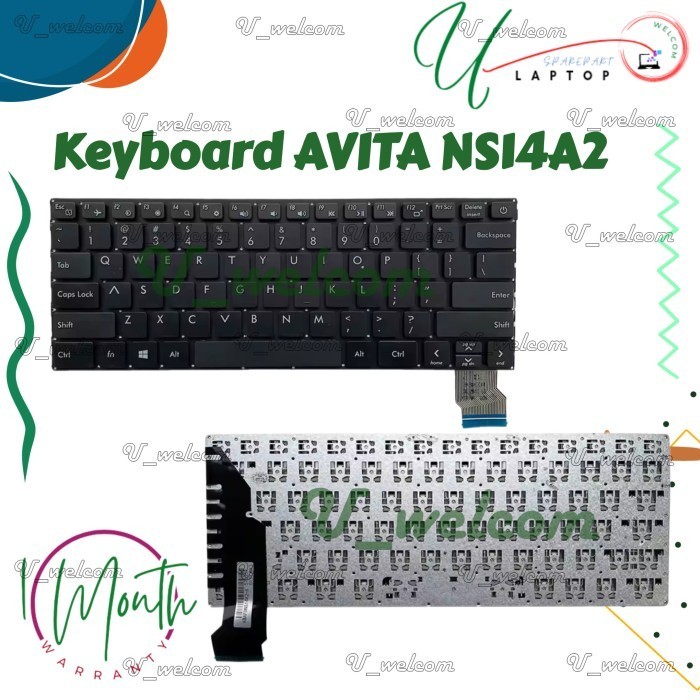 Jual Keyboard AVITA LIBER V14 NS14A8 NS14A2 NS14A5 Series Black New ...