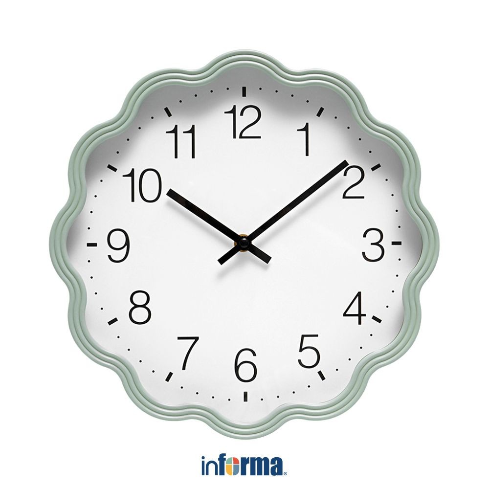 Jual Informa 30 cm Jam Dinding L28 - Hijau Wall Clock Jam Tembok Analog ...