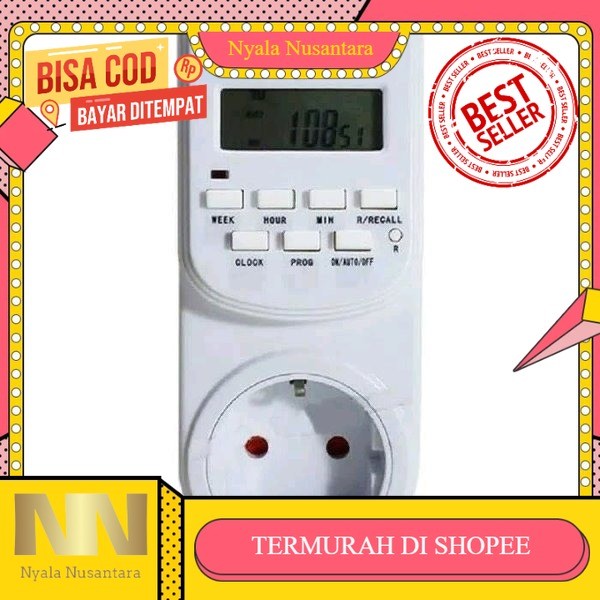 Jual STOP KONTAK TIMER DIGITAL / COLOKAN LISTRIK TIMER / STOP KONTAK ...