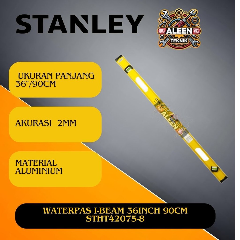Jual Waterpass Waterpas Water Pas 36inch 90Cm Level I-Beam Thrifty ...