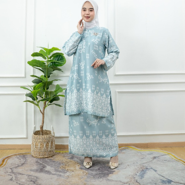 Jual PRILLY BUSANA - Kaseeh Oneset Kurung Malaysia - Kurung Malay ...