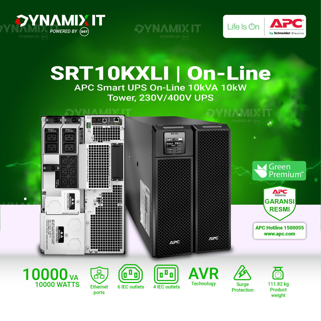 Jual APC Smart-UPS On-Line SRT10KXLI 10KVA 10KW 230V/400V UPS 10KVA | Shopee Indonesia