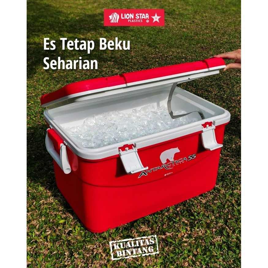 Jual BUNTON Lion Star I-26 Antarctica Cooler Box 55 Liter dan I-27 ...