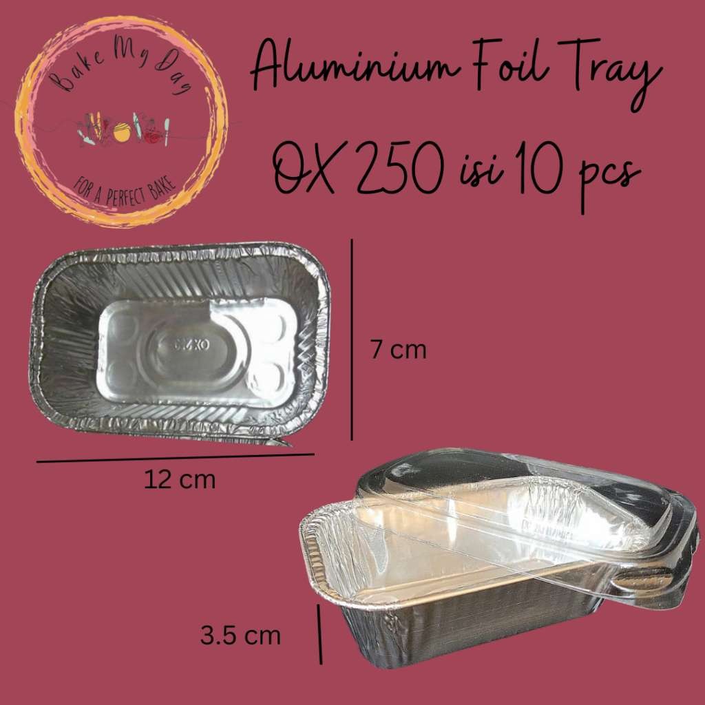 Jual Aluminium Foil Tray OX 250 isi 10 pcs | Shopee Indonesia