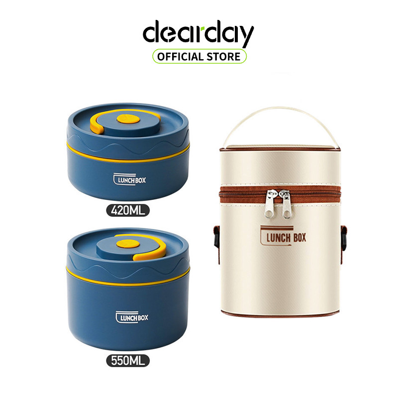 Jual Portable Tahan Panas Kotak Bekal Kotak Lunch Box Round 304 ...