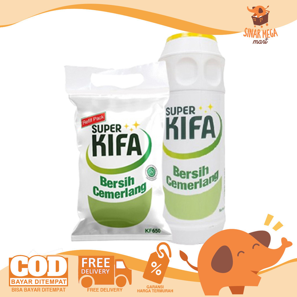 Jual SUPERKIFA Bubuk Pembersih Kerak 650gr Scouring Powder Kemasan ...