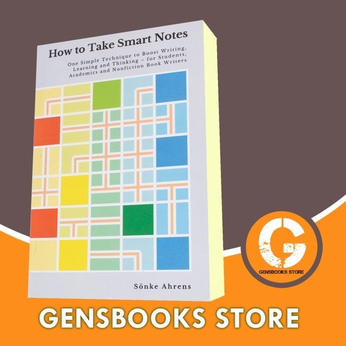 Jual Buku How to Take Smart Notes: One Simple Technique to Boost ...