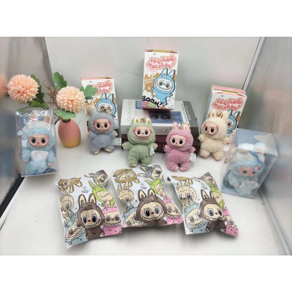 Jual READY STOK !!! LABUBU The Monster Boneka Key Chain Exciting ...