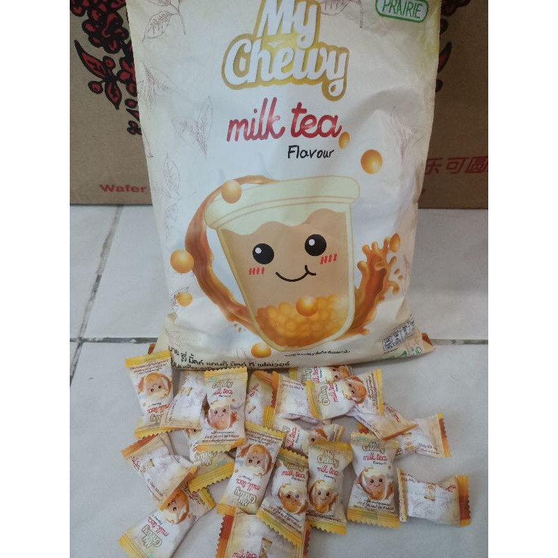 Jual My Chewy Milk Tea dan durian Candy Permen READY STOCK / harga ...