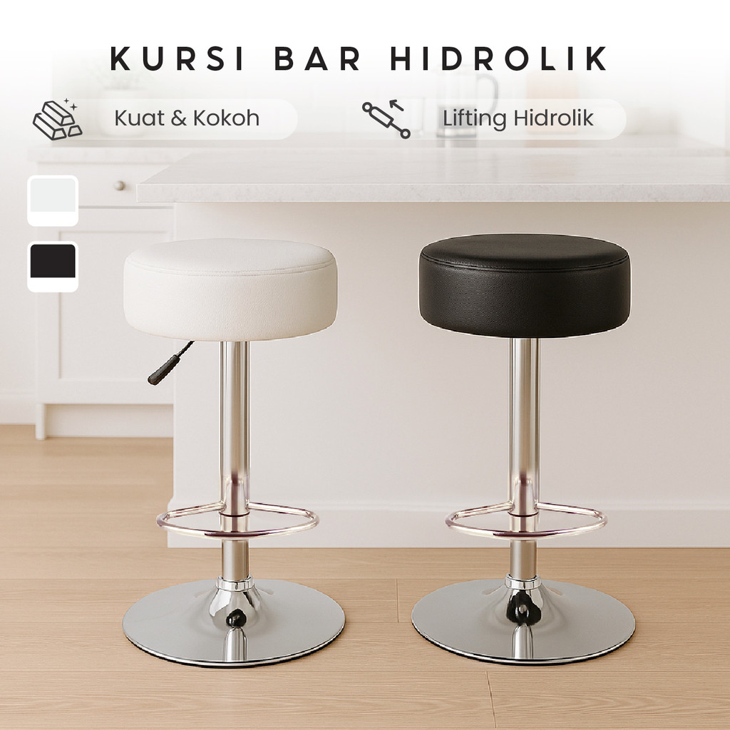 Jual Kursi Mini Bar Kursi Barstool Hidrolik Kursi Cafe Kursi Kitchenset ...