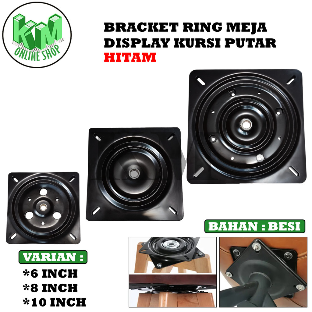 Jual Ring Meja Besi Putar Bracket Ring Meja Display Kursi Putar 360 ...