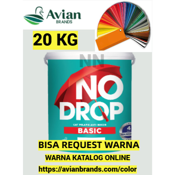 Jual CAT TEMBOK NO DROP PAIL 20KG PELAPIS ANTI BOCOR DINDING PLAFON GYPSUM PAPAN BOARD ASBES ...