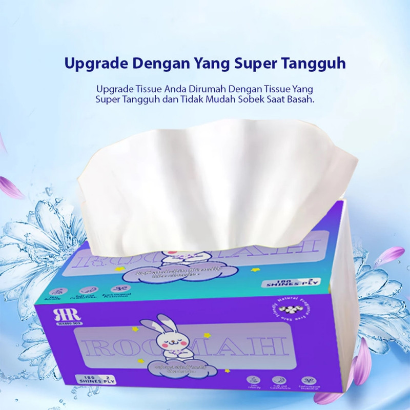 Jual [ PAKET ISI 6/10 ] Tisu Tissue 180 sheet 2ply tisu wajah | Shopee ...