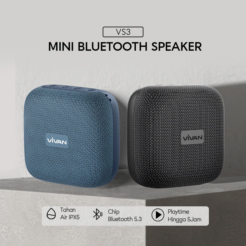 Jual VIVAN VS3 Portable Bluetooth 5.3 Speaker IPX5 Waterproof ...
