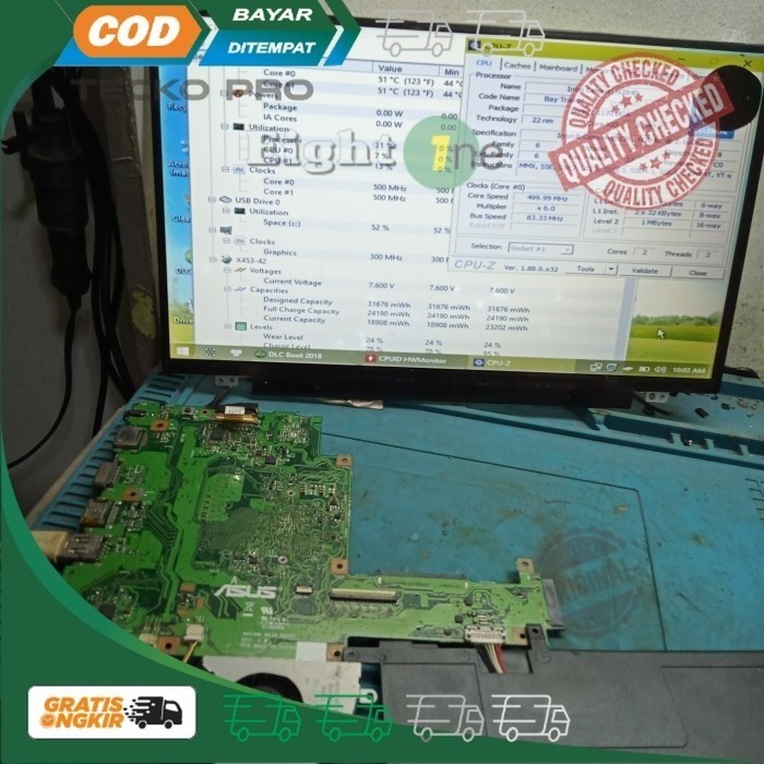 Jual Motherboard Mainboard ASUS X453M X453S X453MA X453SA +2GB RAM ...
