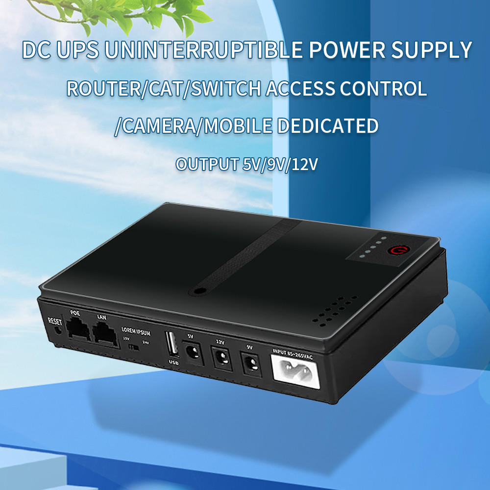 Jual 10400mAh AC85‑265V Uninterruptible Power Supply DC 5V 9V 12V 24V ...