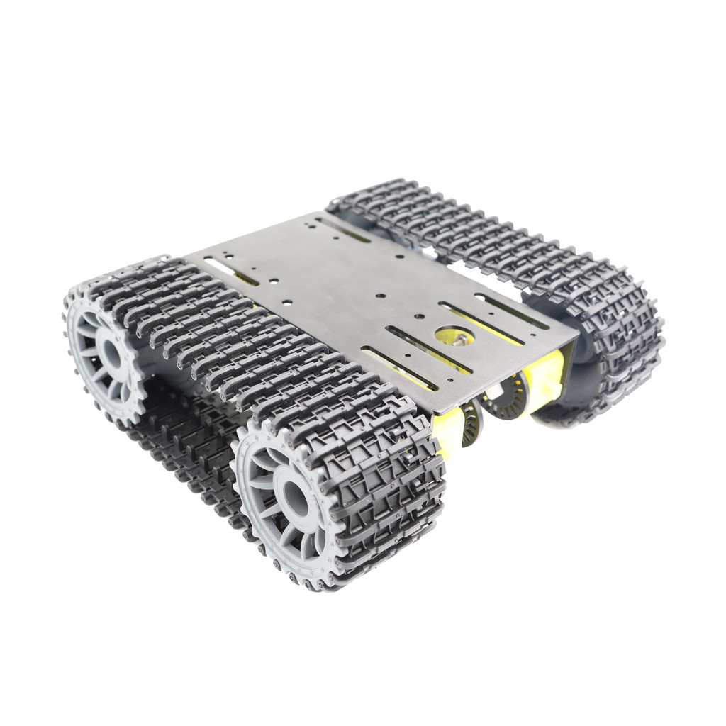 Jual RC 4WD tracked robot tank intelligent car chassis TT04 obstacle ...