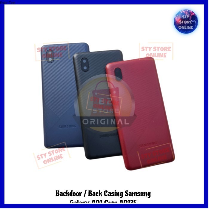 Jual BACKDOOR BACK CASING COVER TUTUP BELAKANG HP SAMSUNG A01 CORE ...