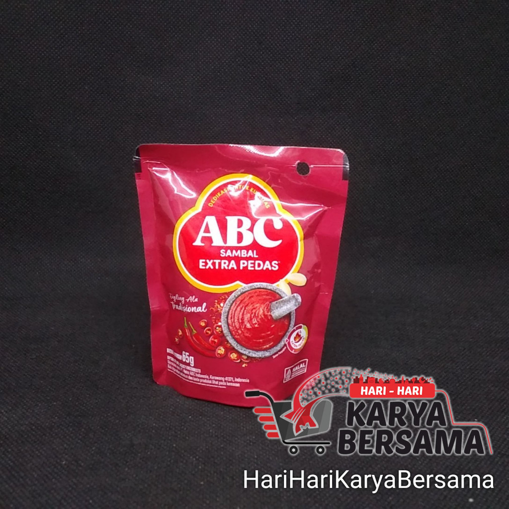 Jual BUMBU MASAK SAUS SAMBAL ABC EXTRA PEDAS POUCH 65GR | Shopee Indonesia