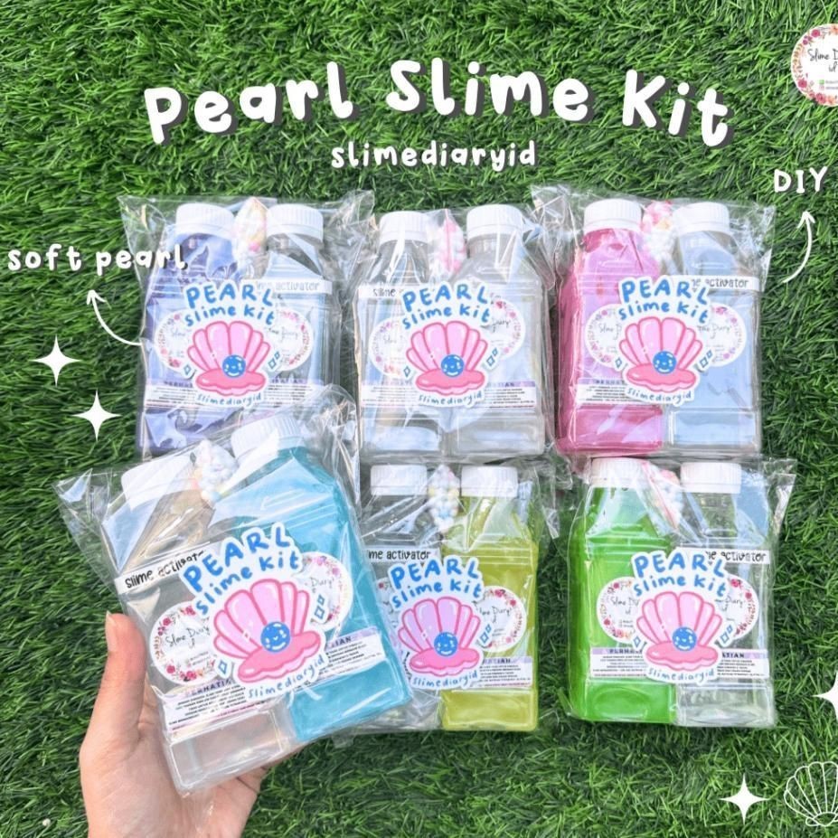 Jual PEARL SLIME KIT BY SLIMEDIARYID slime diary id sdi | Shopee Indonesia