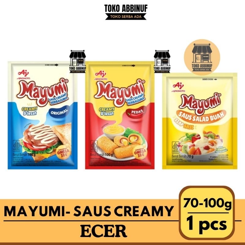 Jual 1 PCS - MAYUMI SAUS MAYO - MAYONAISE ( ORIGINAL, PEDAS, SALAD BUAH ...