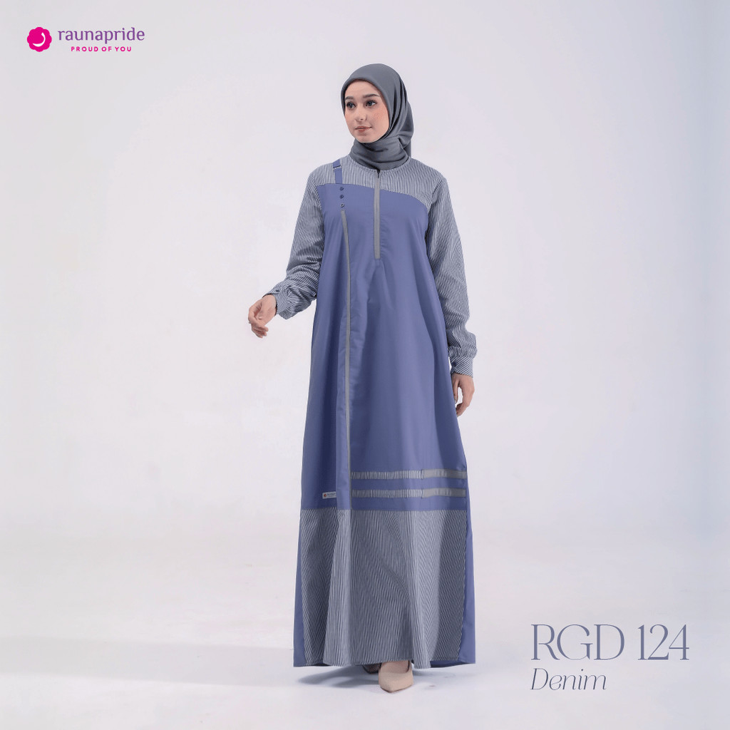 Jual Gamis Dewasa Wanita Bahan Cotton Rgd - 124 Warna Denim Dress ...