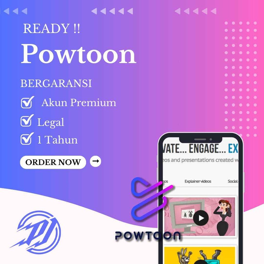 Jual Powtoon Pro Plus 1 Tahun Bergaransi - Tools Online pembuat Animasi Video | Shopee Indonesia