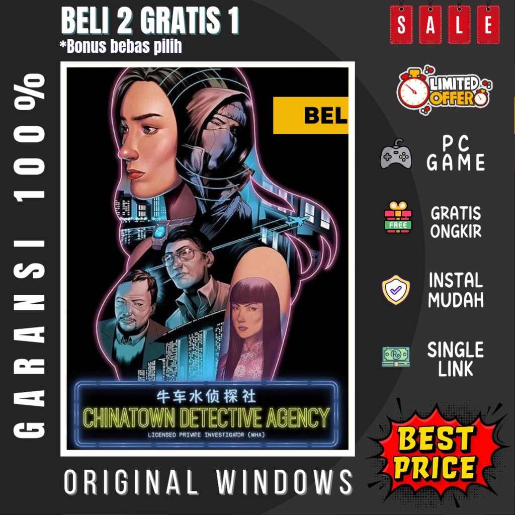 Jual CHINATOWN DETECTIVE AGENCY - GAME PC - GAME LAPTOP - PC GAMES ...