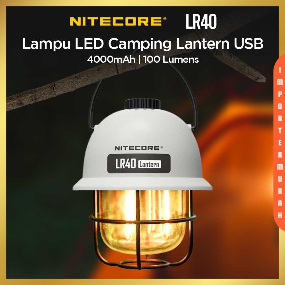 Jual NITECORE Lampu LED Camping Lantern USB 4000mAh 3 Light Sources ...